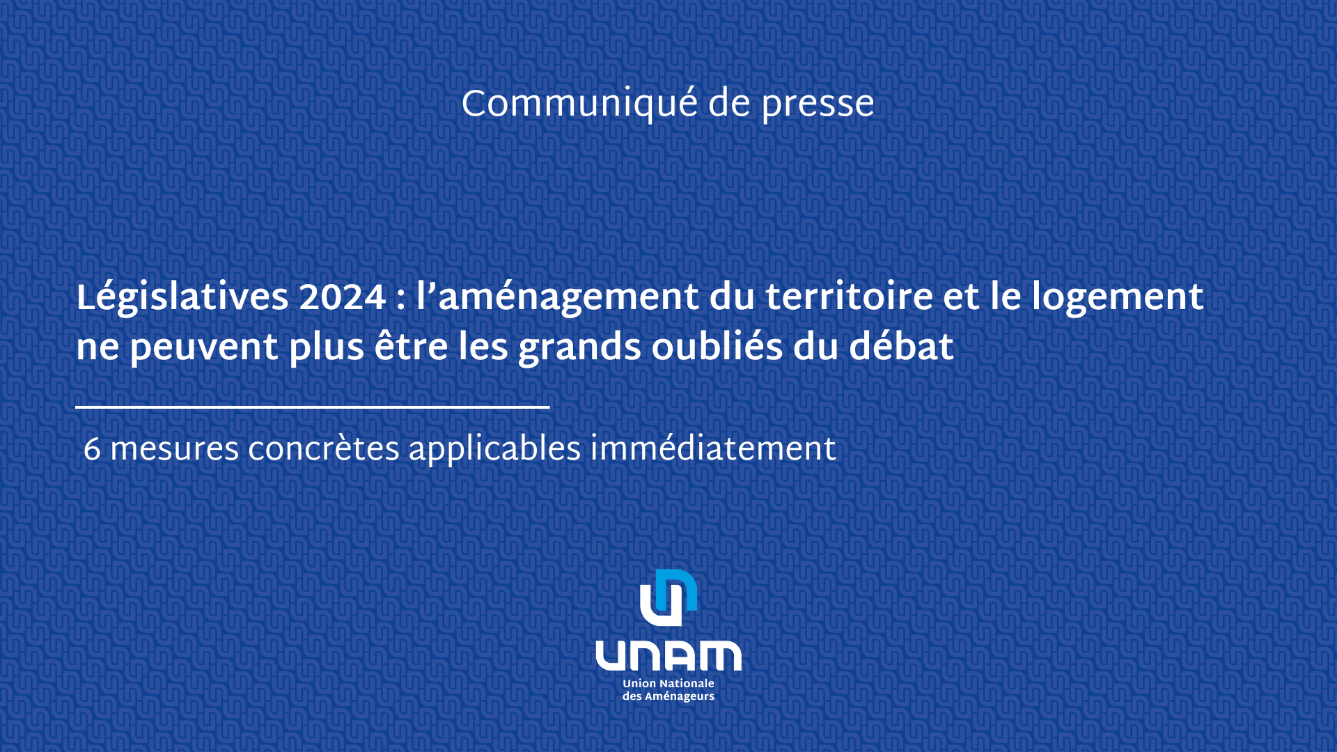 Législatives 2024 : l’aménagement du territoire et le logement ne ...